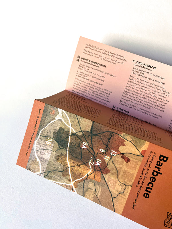 Barbecue Map | Greenville’s Best BBQ Spots – Good Printed Things