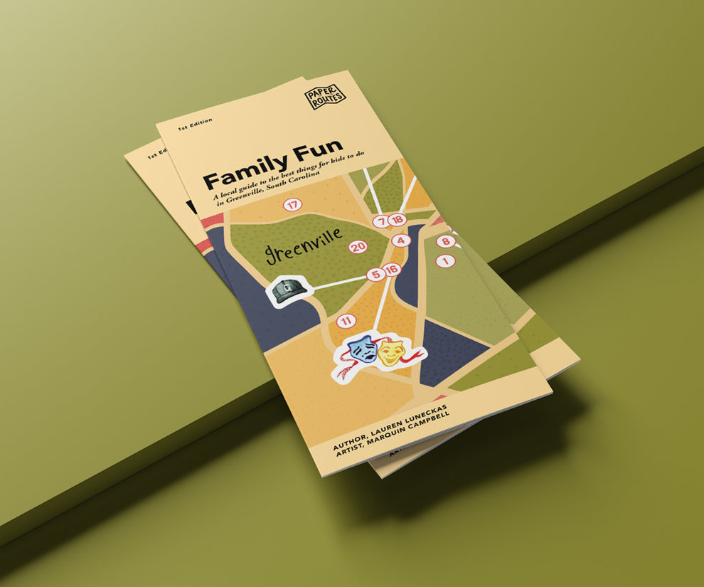 Family Fun Map | Greenville’s Kid-friendly Spots – Good Printed Things