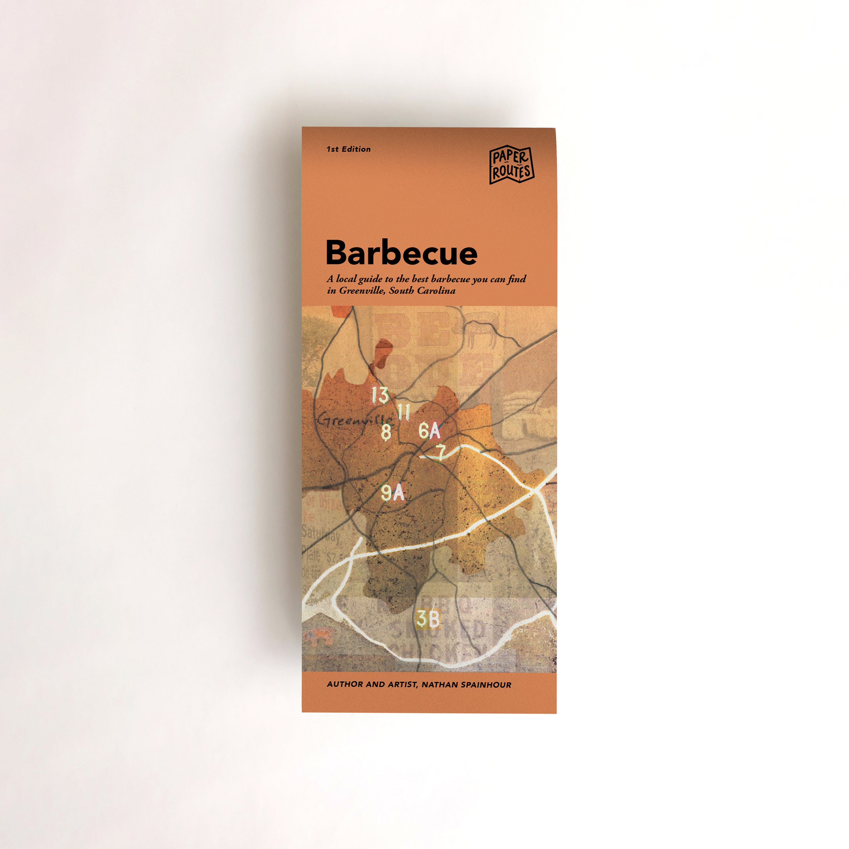 Barbecue Map | Greenville’s Best BBQ Spots – Good Printed Things