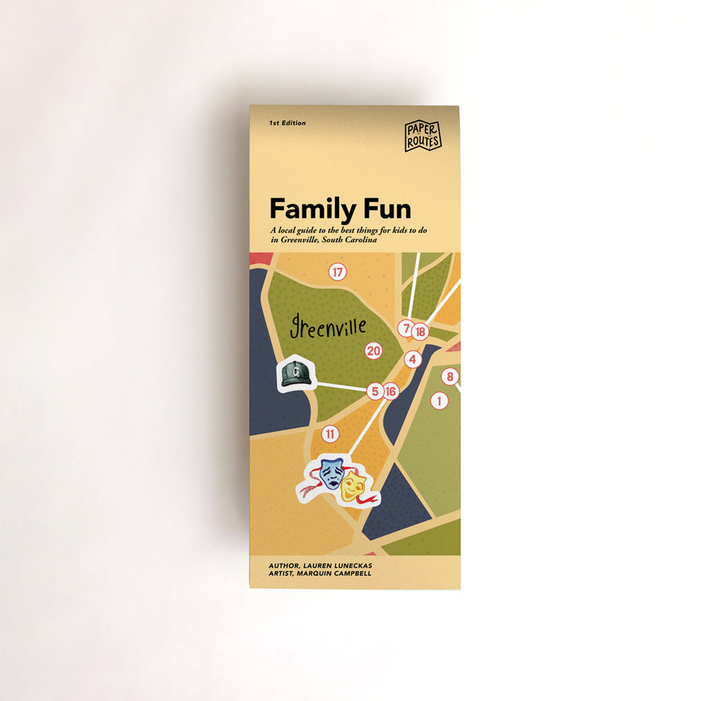 Family Fun Map | Greenville’s Kid-friendly Spots – Good Printed Things